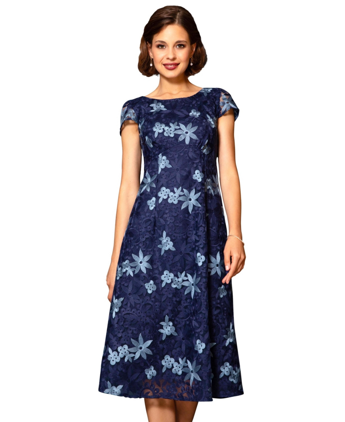 Click here for Alie Street London Womens Charlotte Lace Dress - M... prices