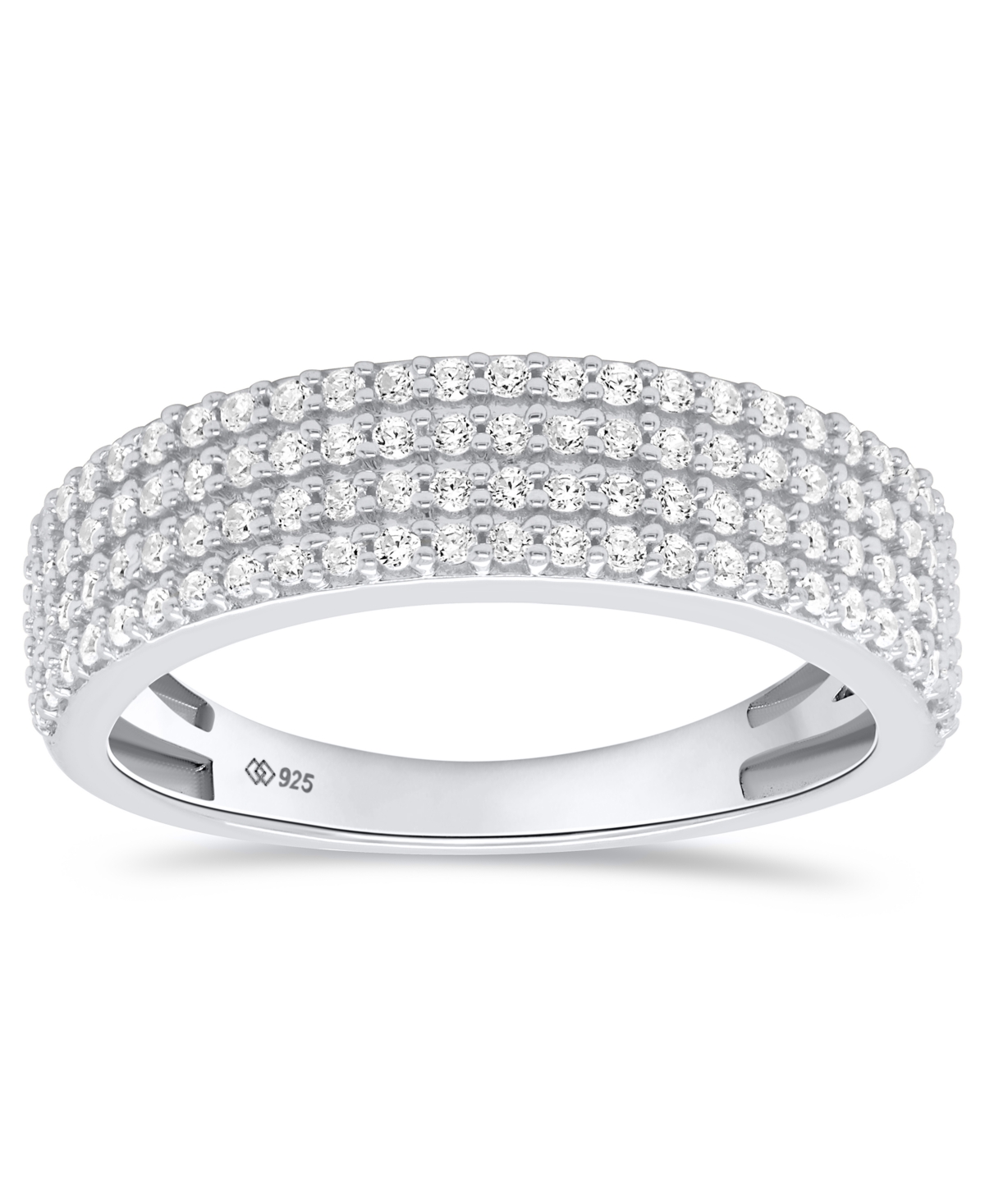 Click here for Macys White Diamond Ring (1/2 ct. t.w.) in Sterlin... prices