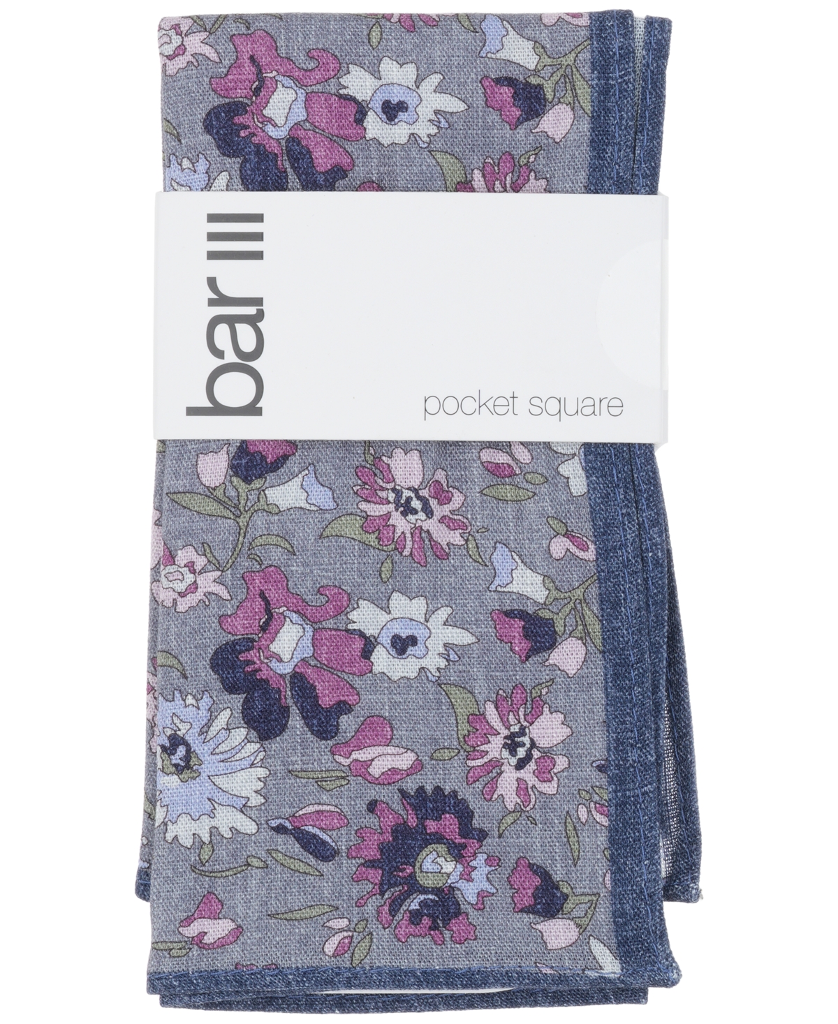 Click here for Bar Iii Mens Bristol Floral Pocket Square  Macys E... prices