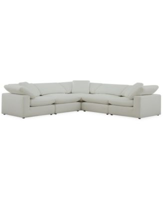 Fog 5-Pc. Fabric L-Sectional Sofa Set - Macy's
