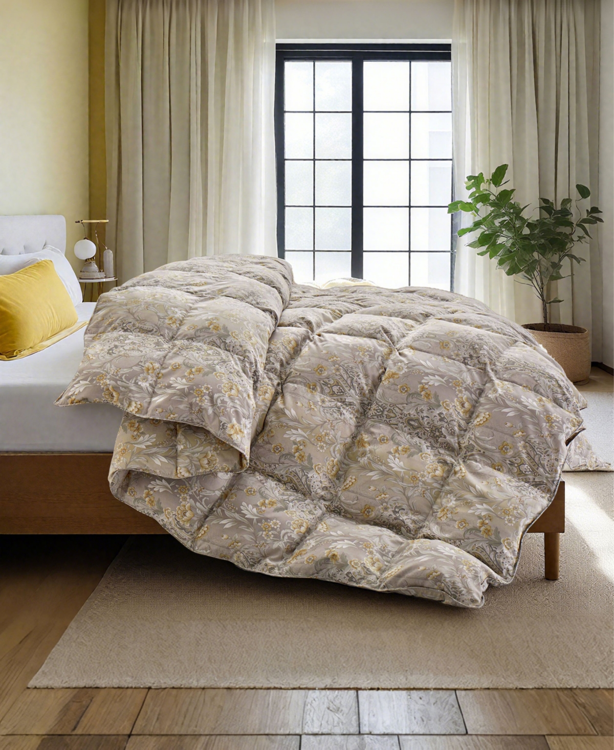 Click here for Unikome All Season White Goose Feather Fiber Comfo... prices