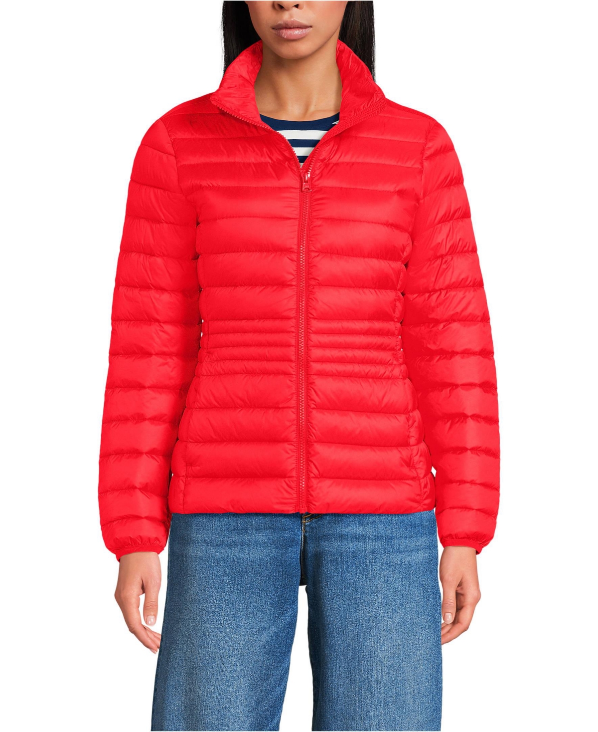 Click here for Lands End Womens Wanderweight Packable Down Jacket... prices