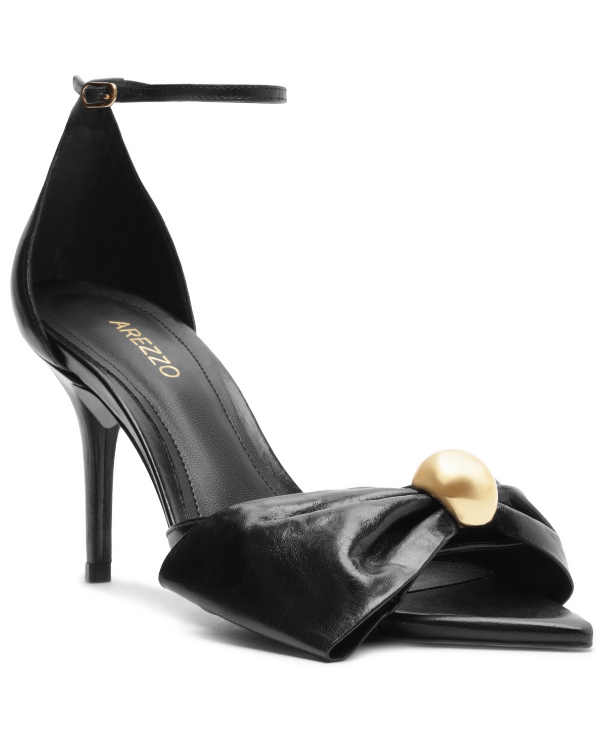 Click here for Arezzo Womens Rayna High Stiletto Sandals - Black prices