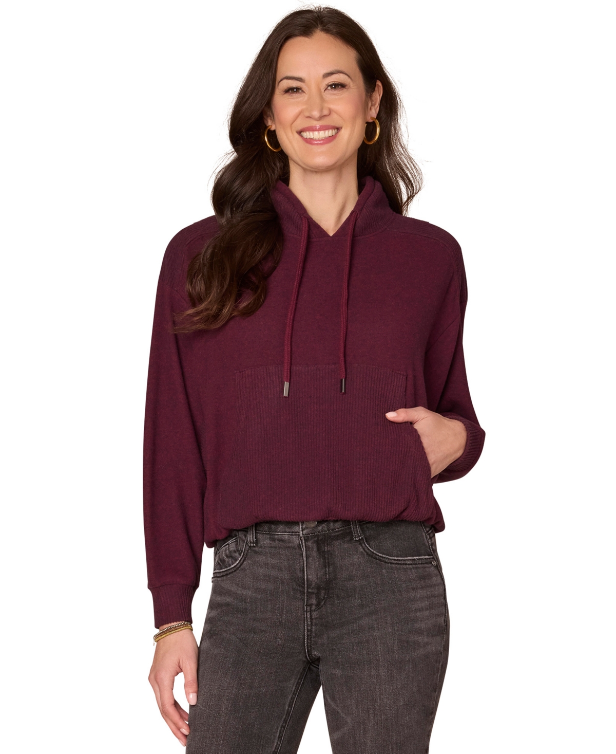 Click here for Democracy Womens Long Sleeve Top - Heather Winter prices