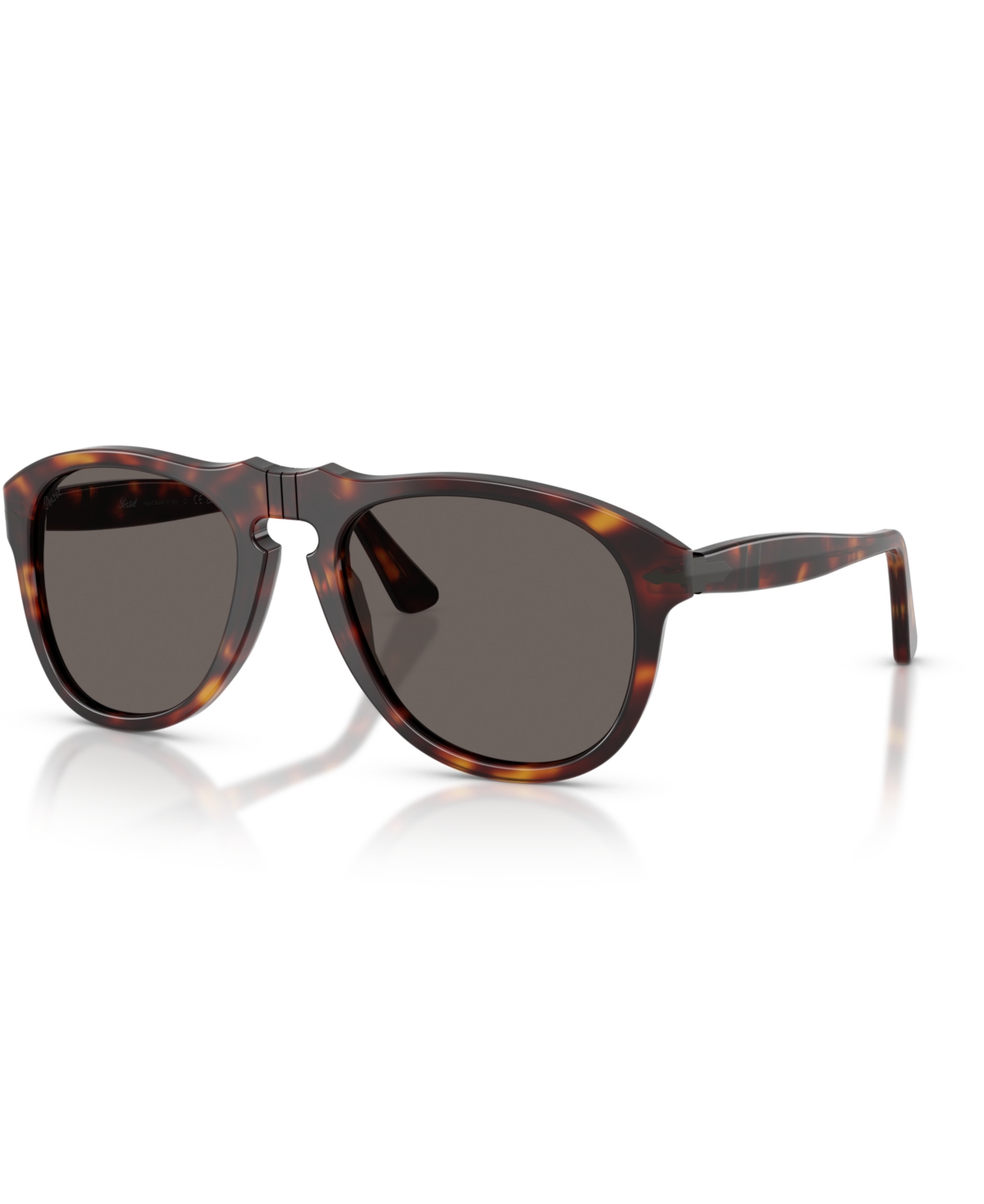 Click here for Persol Unisex Pilot Sunglasses  PO0649NE - Havana prices
