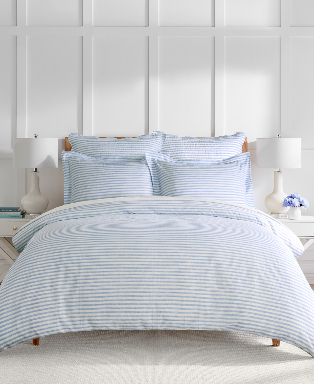 Click here for Levtex Home Martha Stripe Reversible 3-Pc. Duvet C... prices