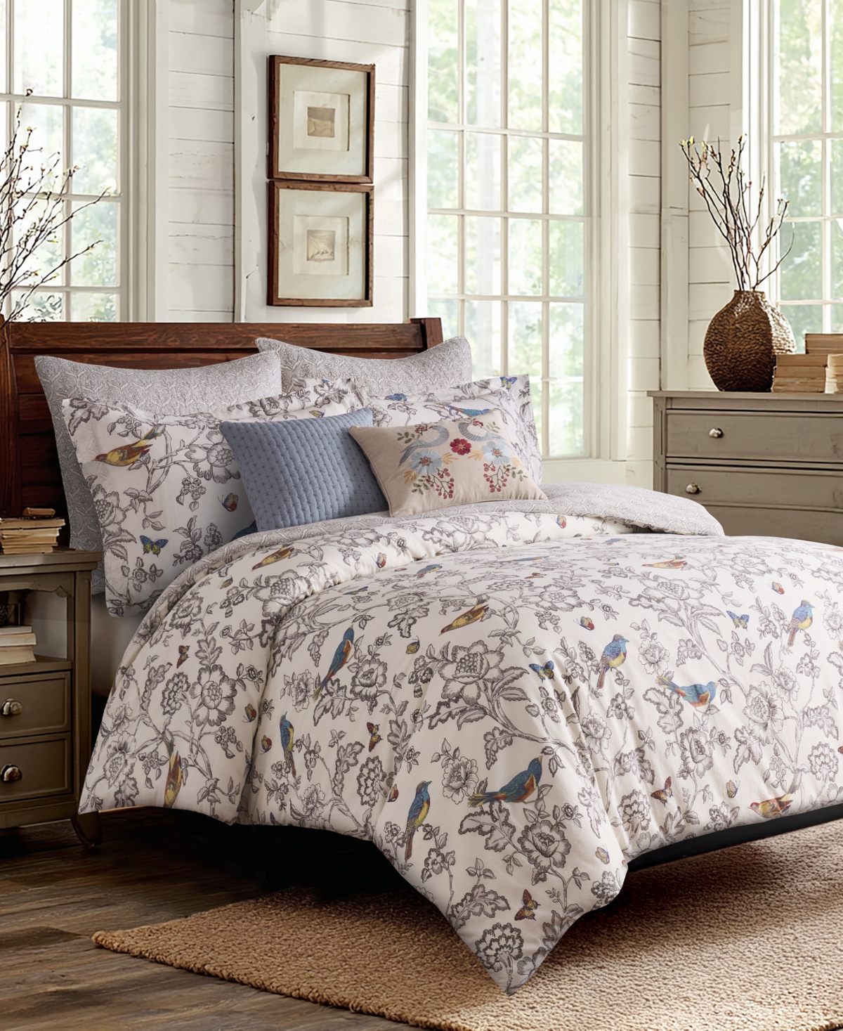 Click here for Levtex Home Mockingbird Reversible 3-Pc. Comforter... prices