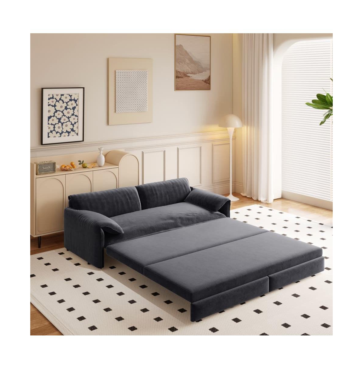 Click here for Maison Boucle 66 Queen Pull-Out Sofa Bed  Converti... prices