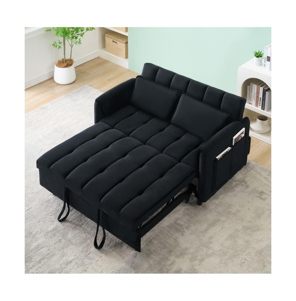 Click here for Maison Boucle 53 Pull-Out Sleeper Loveseat Sofa Be... prices