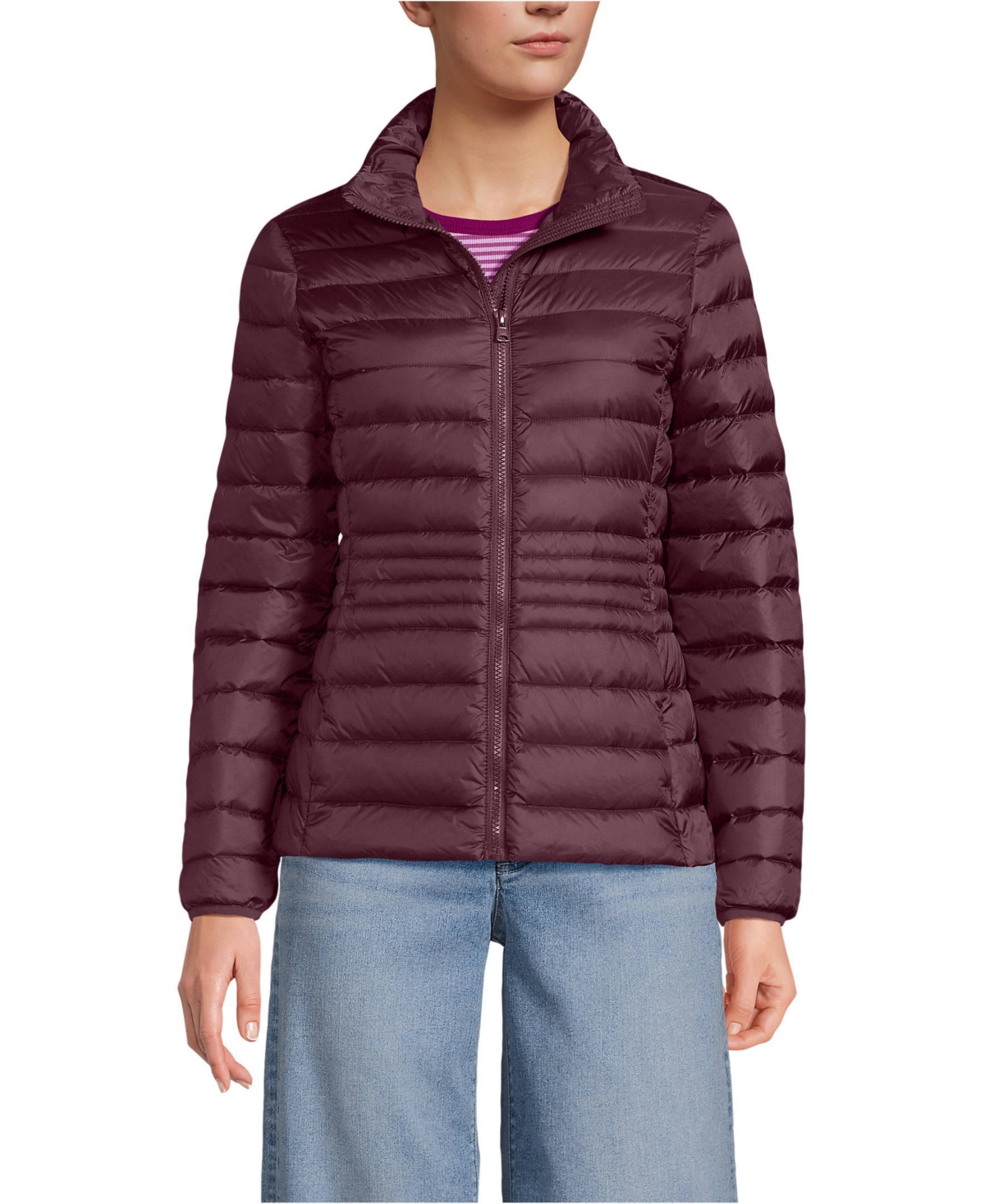 Click here for Lands End Womens Wanderweight Packable Down Jacket... prices