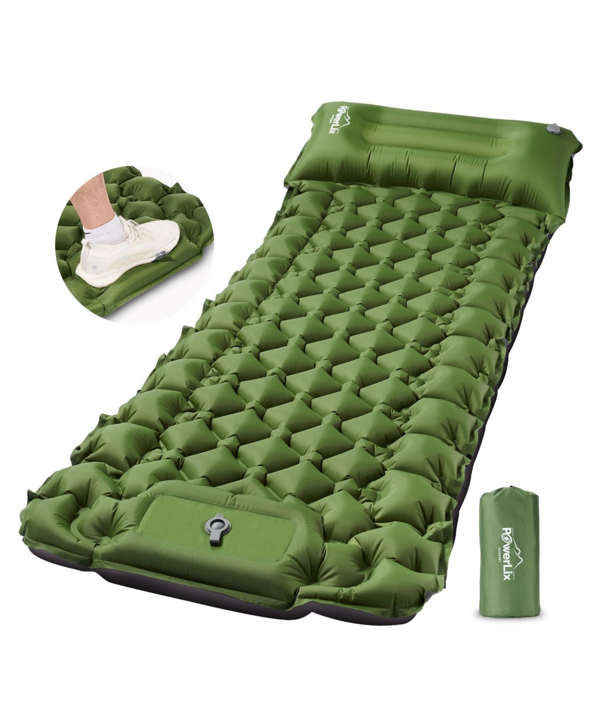 Click here for Powerlix Camping Sleeping Pad Ultralight Air Mattr... prices