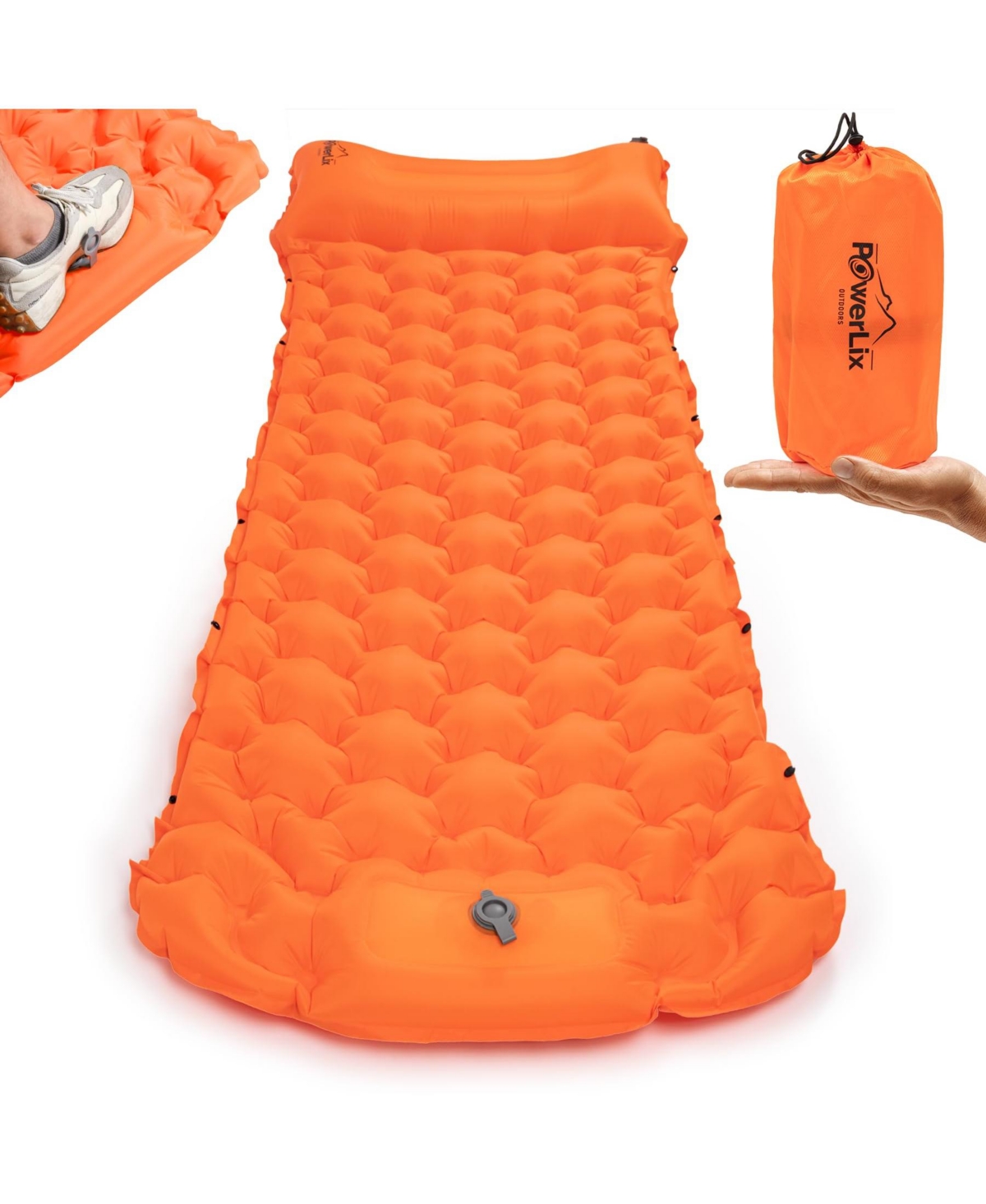 Click here for Powerlix Camping Sleeping Pad Ultralight Air Mattr... prices