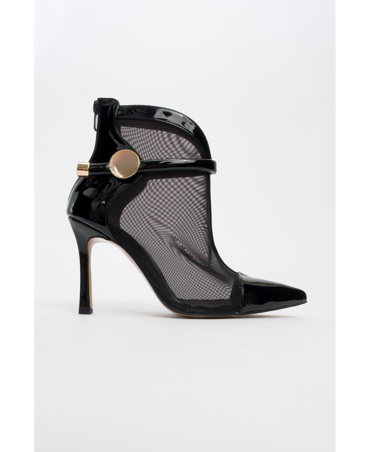 Click here for Prologue Shoes Grove Patent Back Zip High Heel Mes... prices