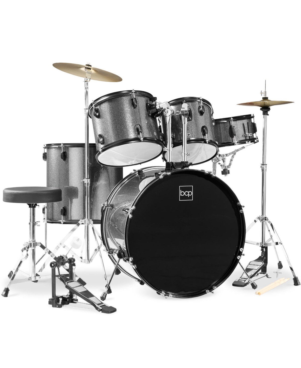 Click here for Best Choice Products 5-Piece Beginner Drum Set w/... prices
