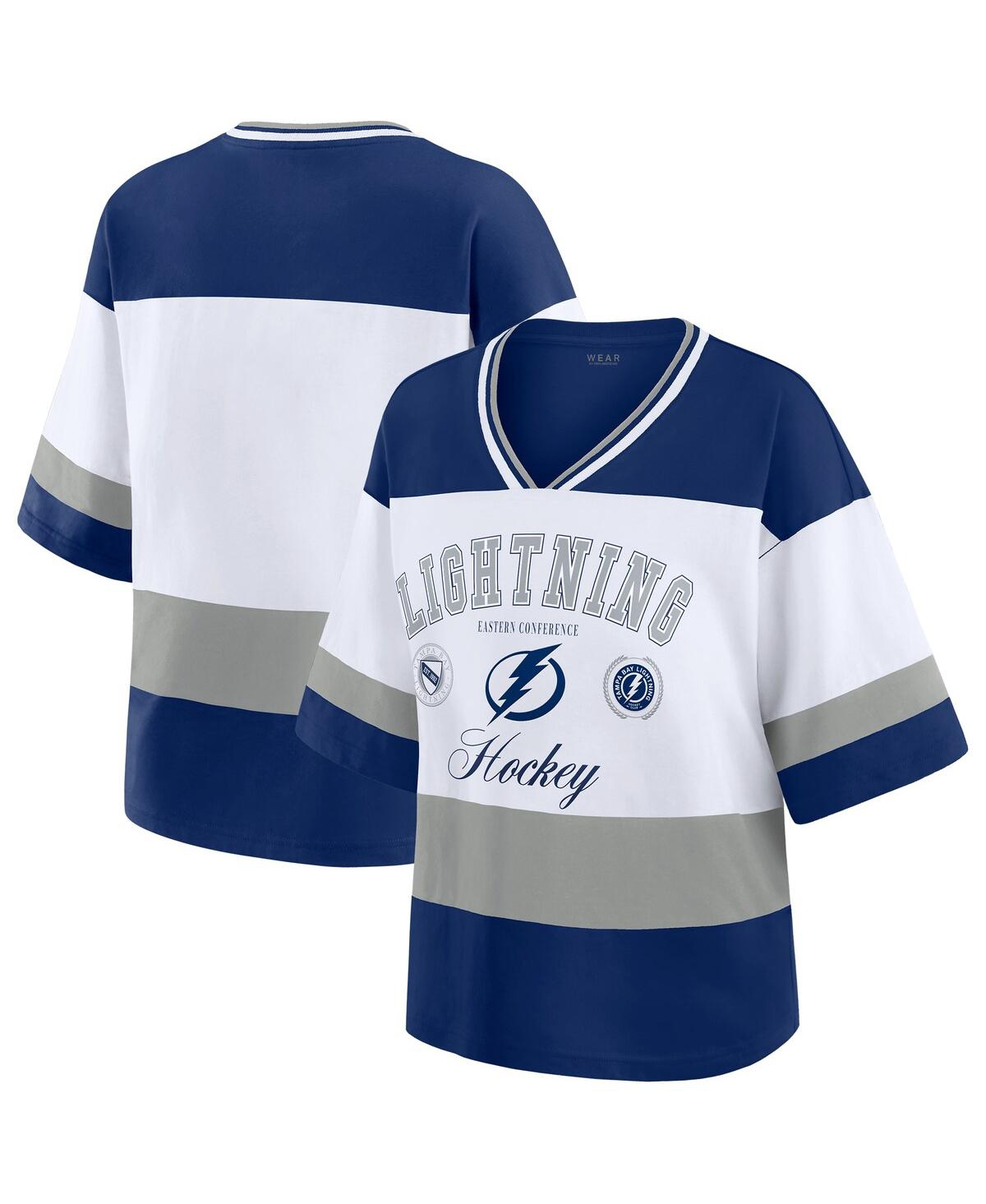 Click here for Wear by Erin Andrews Womens Blue/White Tampa Bay L... prices