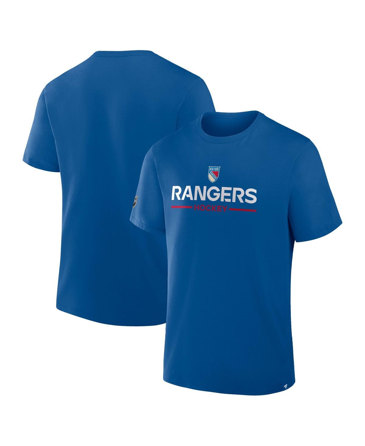 Click here for Fanatics Mens Blue New York Rangers Centennial T-S... prices