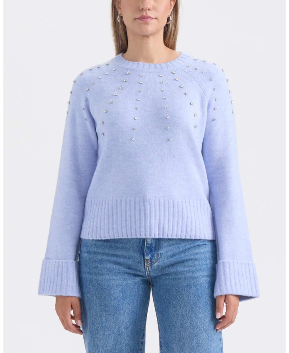 Click here for Ellen Tracy Womens Embellished Raglan Sleeve Sweat... prices