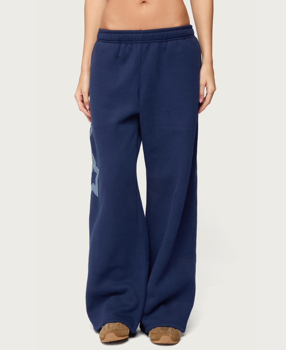 Click here for Edikted Womens Starly Straight Leg Sweatpants - Na... prices