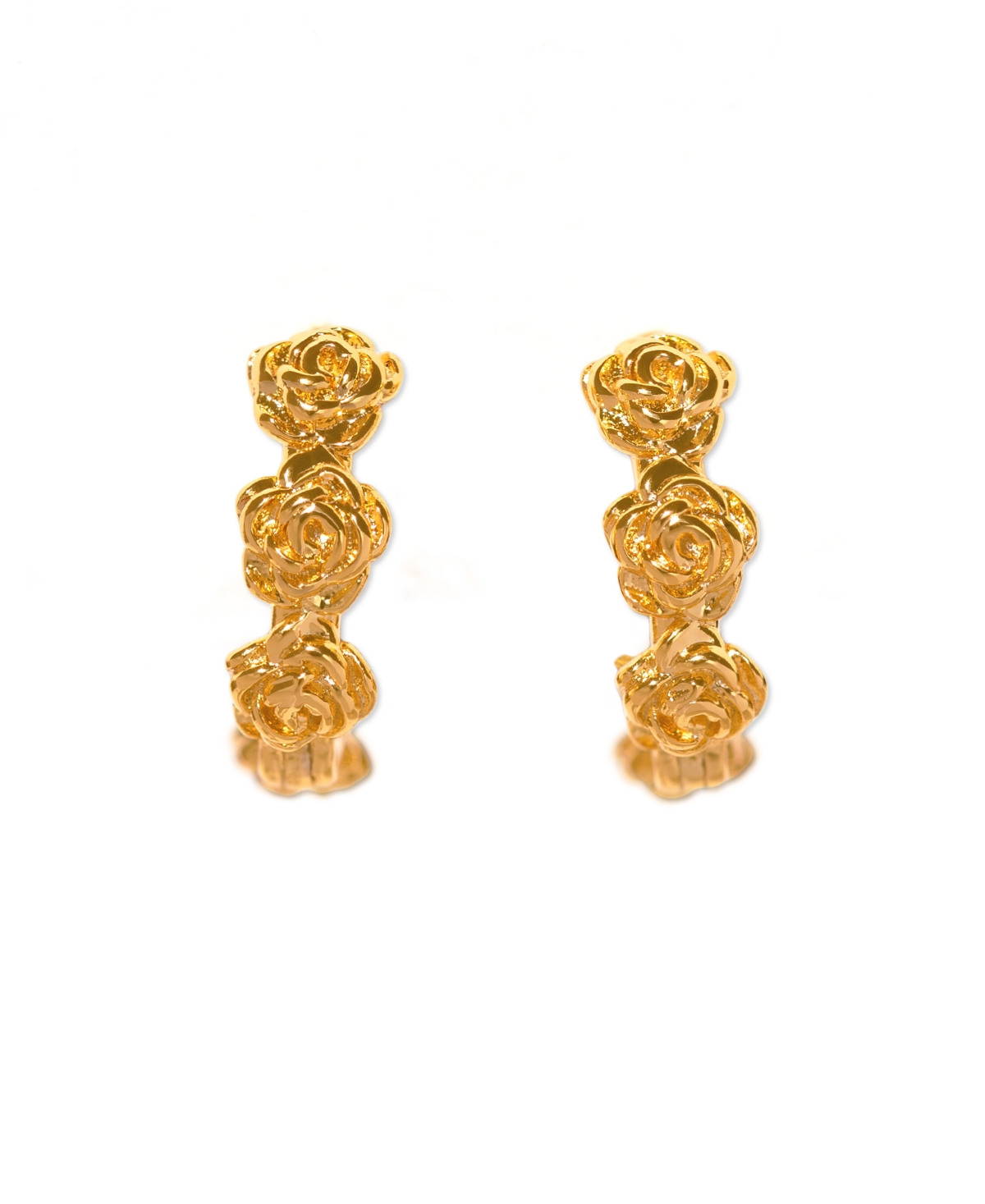 Click here for Girls Crew Dolce Vita Rose Gold Plated Hoops - Gol... prices