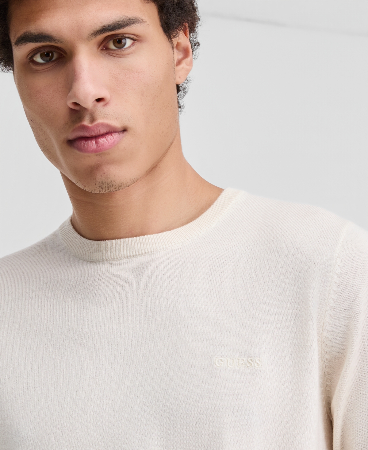 Click here for Guess Mens David Long Sleeve Crewneck Sweater - QU... prices