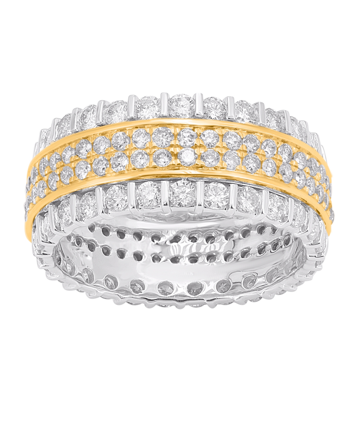 Click here for Macys Round Diamond Ring (2.50 ct. t.w.) in 14K Ye... prices
