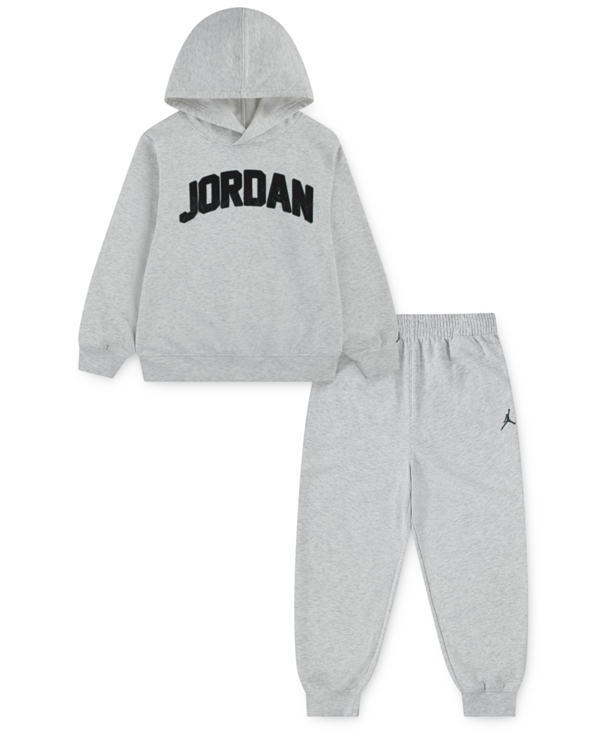 Click here for Jordan Boys 4-7 2-Piece Graphic Print Hoodie and J... prices