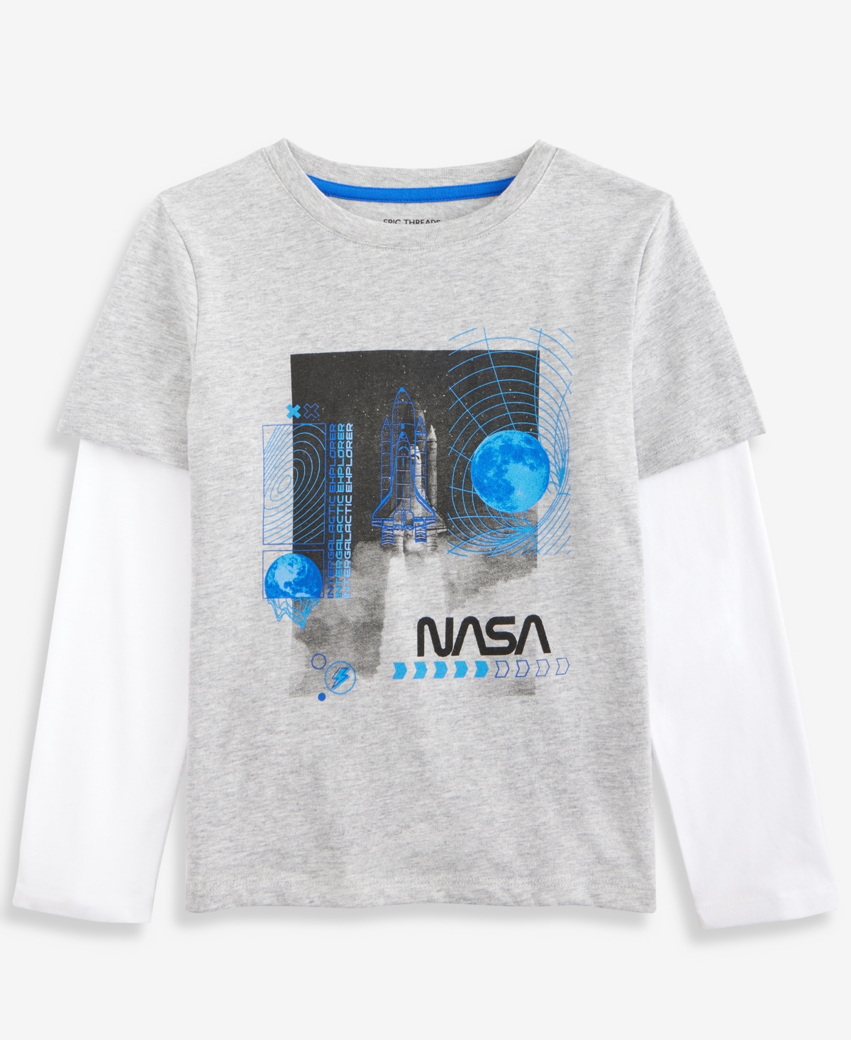Click here for Epic Threads Boys 5-20 Nasa Layered-Look T-Shirt... prices
