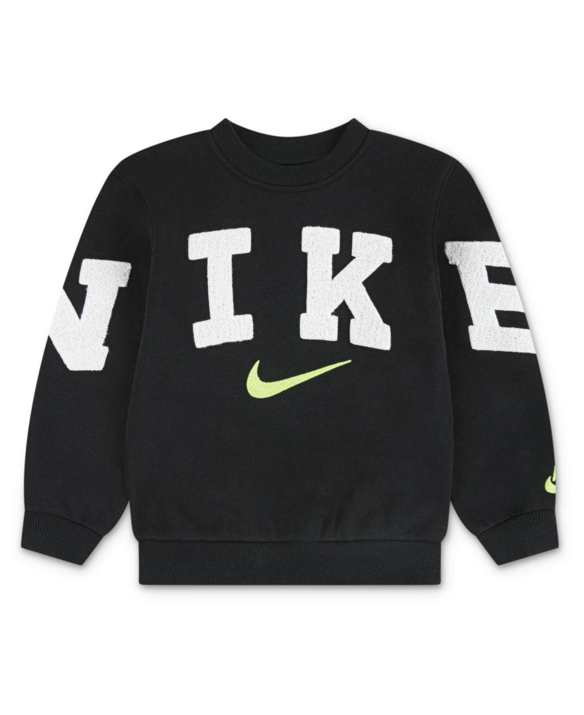 Click here for Nike Boys 2T-7 Club Chenille Fleece Crewneck Sweat... prices