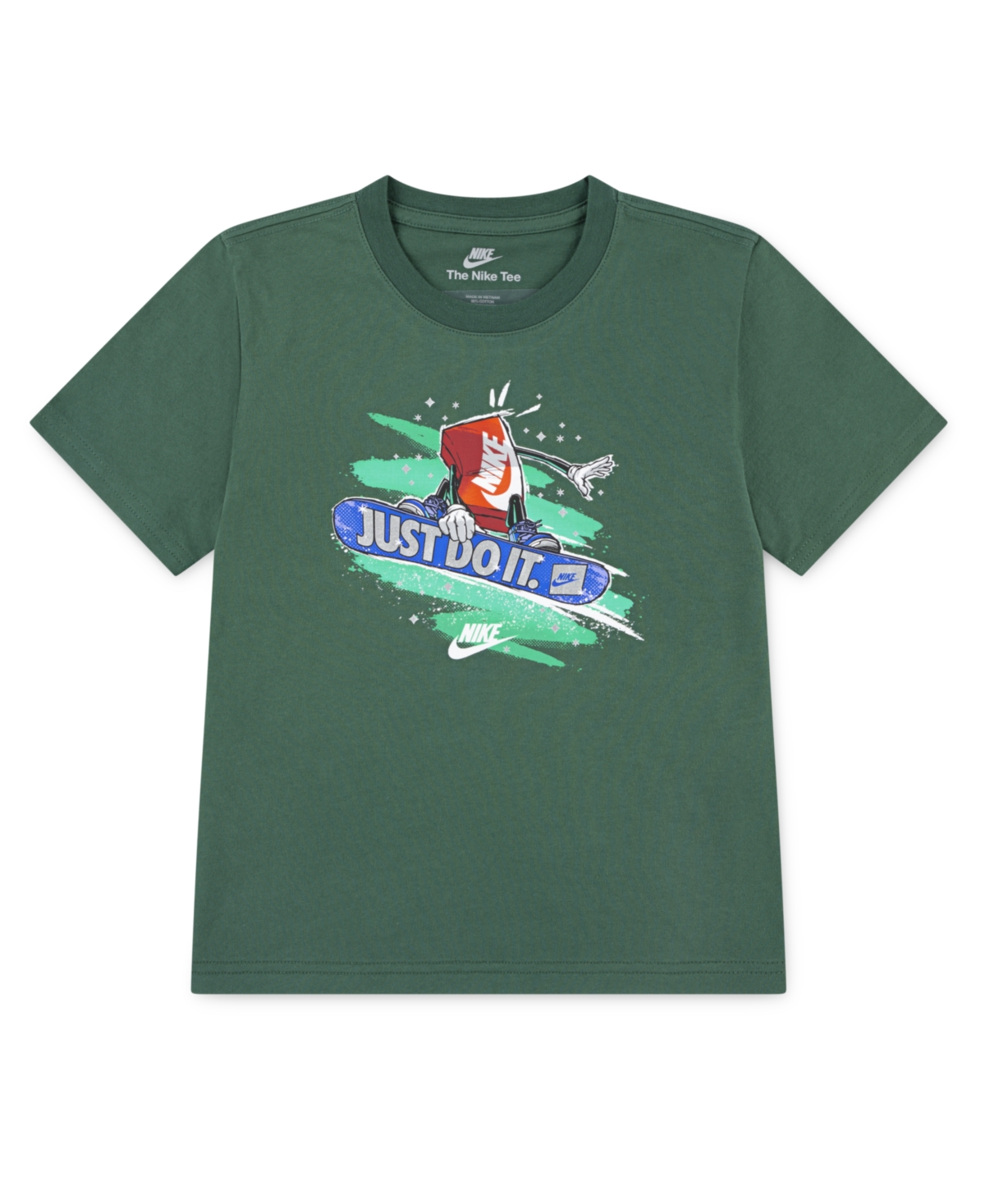 Click here for Nike Boys 2T-7 Boxy Snowboard Crewneck T-Shirt - F... prices
