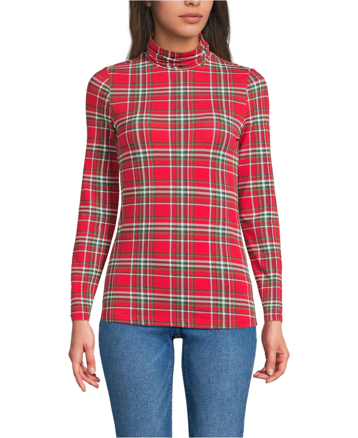 Click here for Lands End Tall Lightweight Jersey Long Sleeve Turt... prices