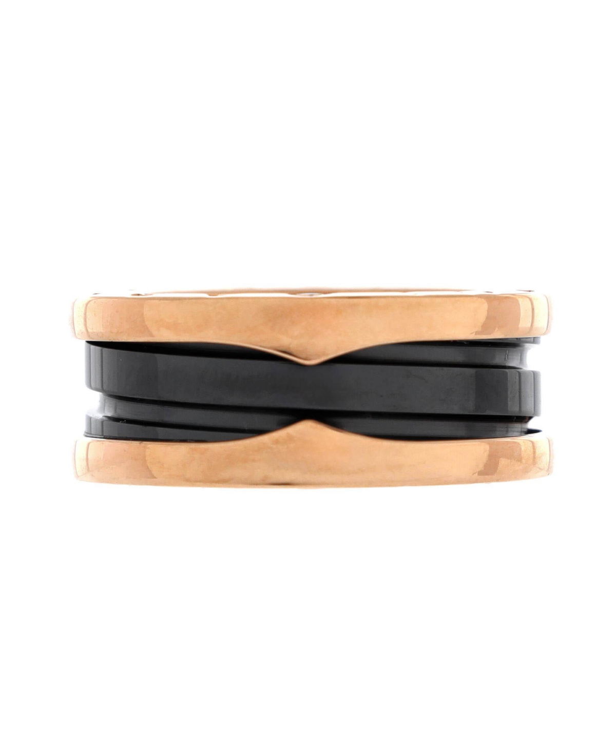 Click here for Pre-Owned Bvlgari B.Zero1 Two Band Ring - 18k rose... prices