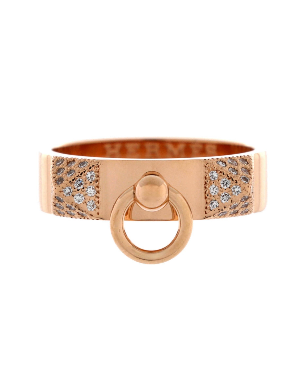 Click here for Pre-Owned Hermes Collier de Chien Ring - 18k rose... prices