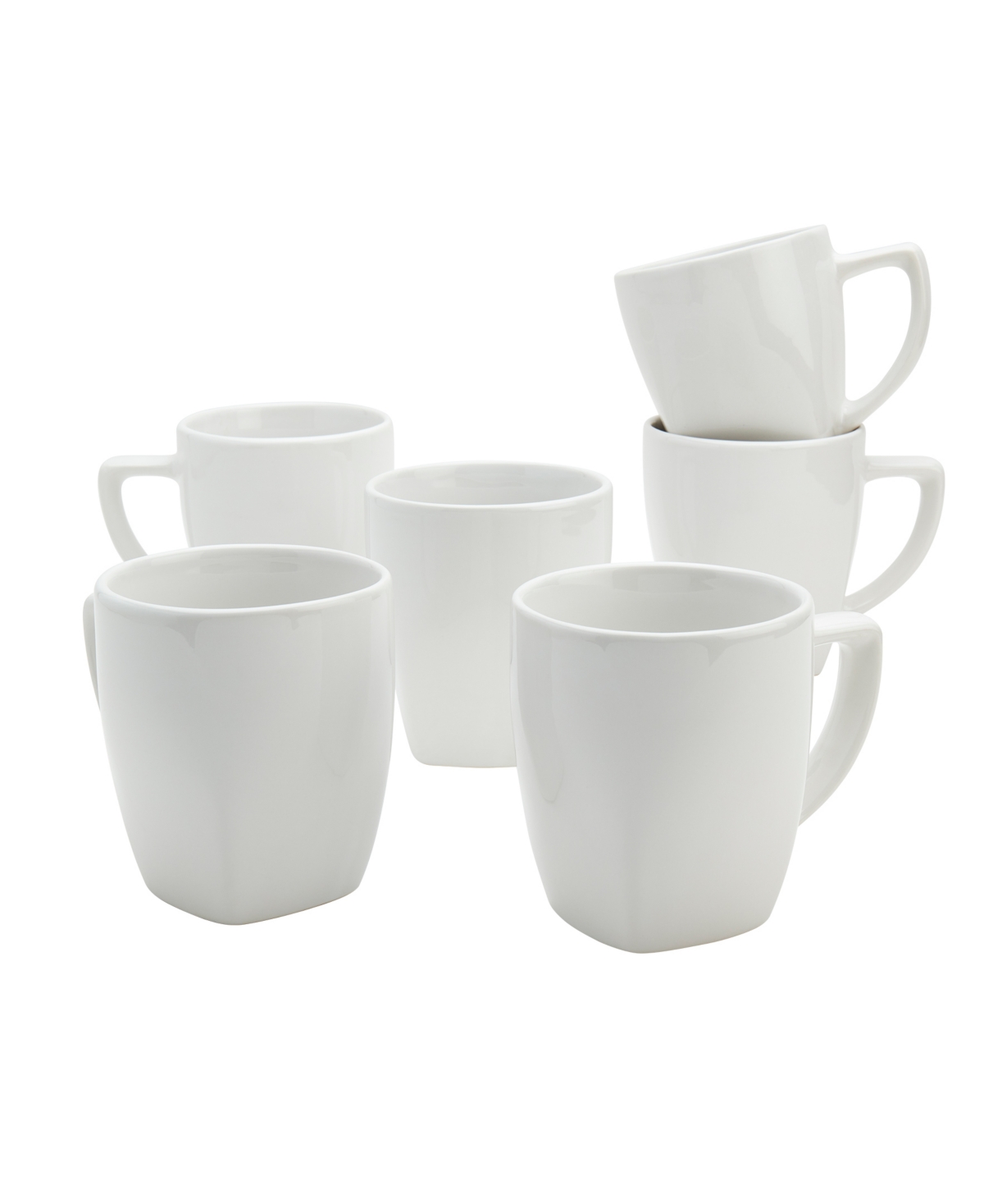 Click here for Tabletops Gallery Chic Round Mugs  Set of 6  Servi... prices