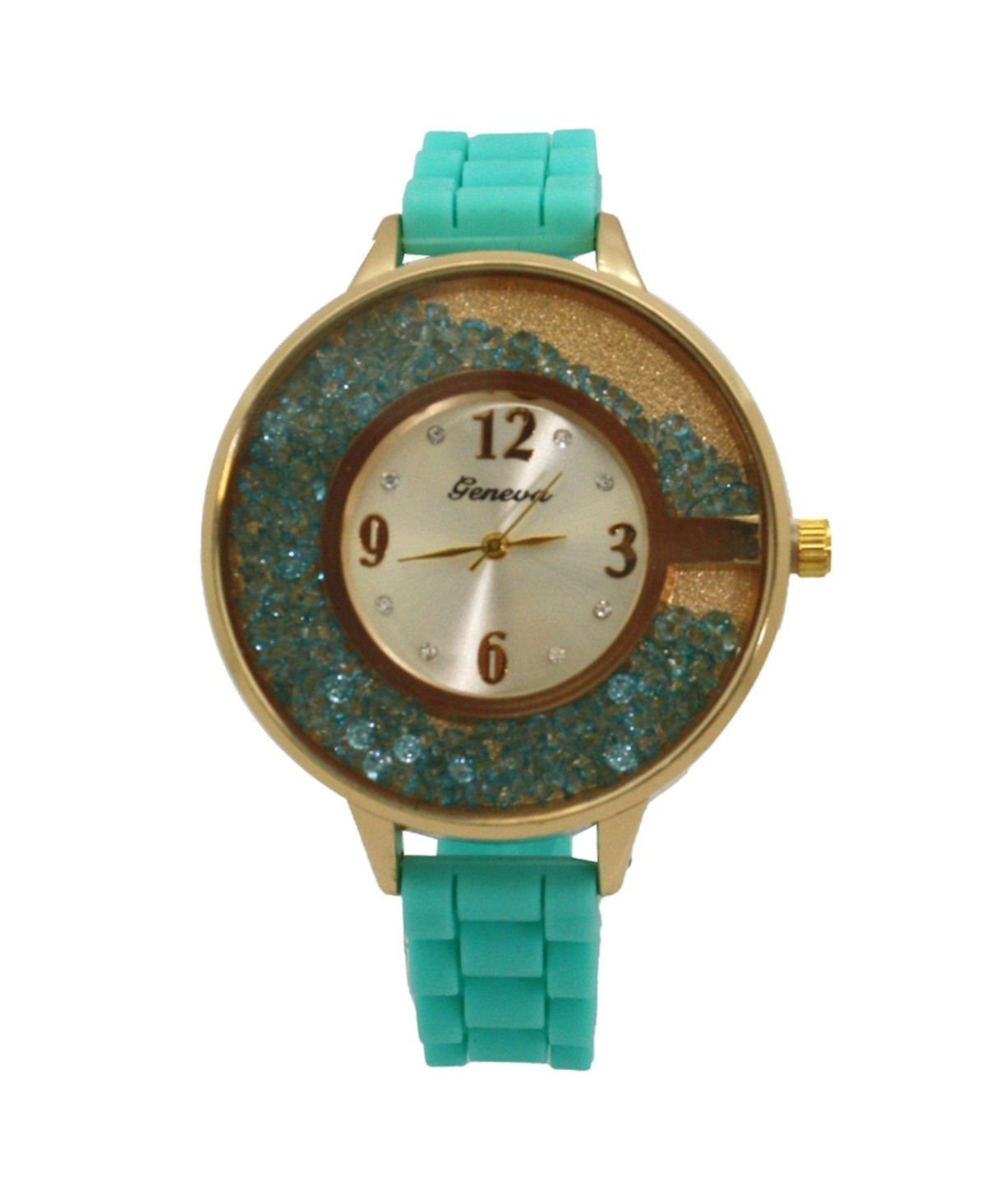 Click here for Olivia Pratt Mint Floating Colorful Stones Silicon... prices