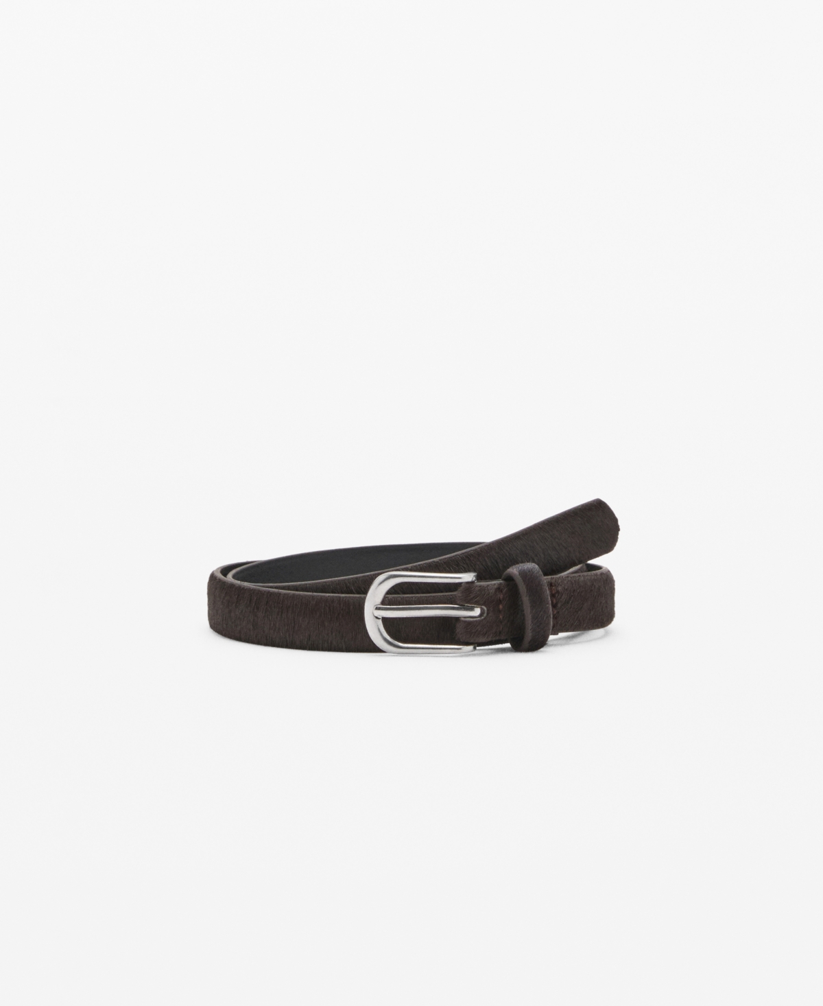 Click here for Mango Womens Leather Belt - Chocolate prices