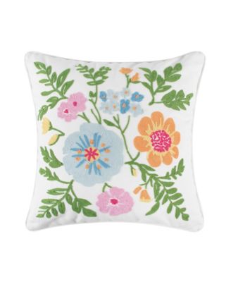 Click here for Levtex Blooming Hillside Embroidered Decorative Pi... prices