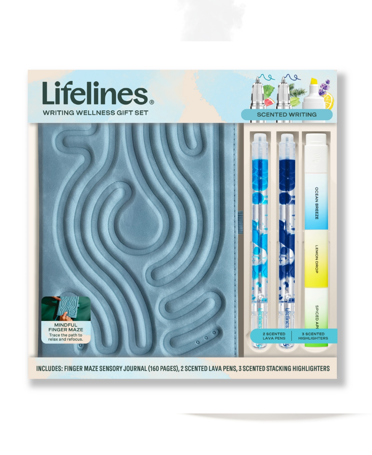 Click here for Lifelines Writing Wellness Gift Set - Blue prices