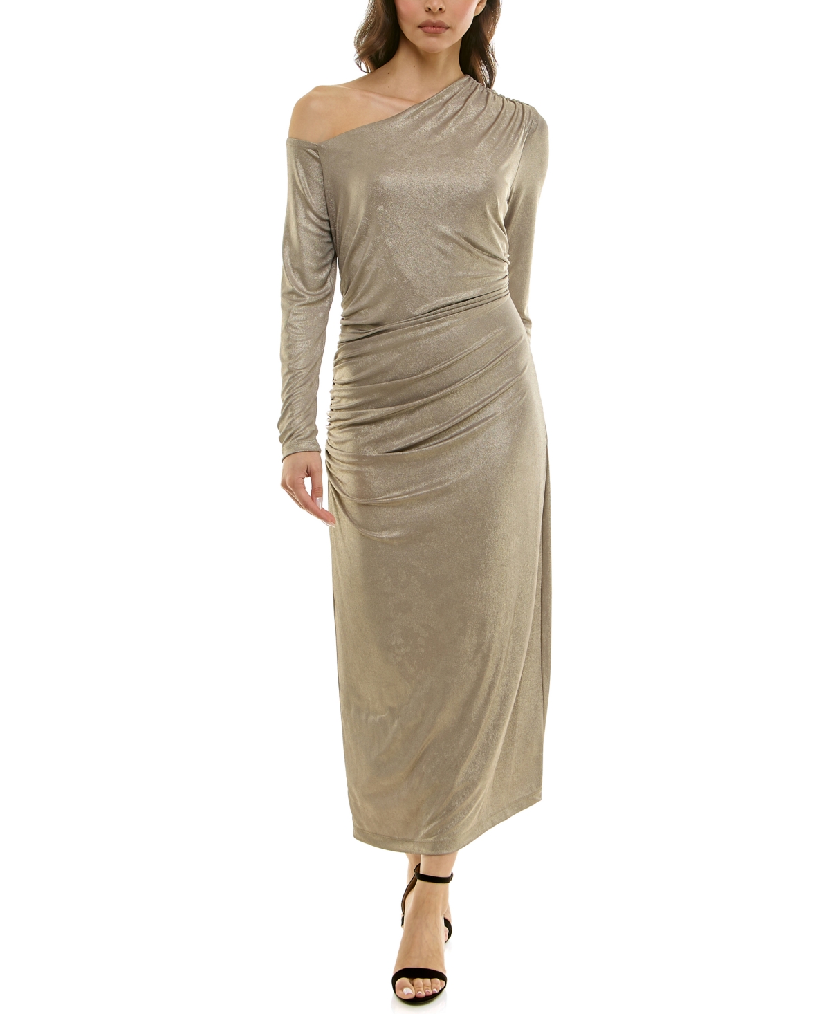 Click here for Taylor Womens Off-The-Shoulder Fit and Flare Maxi... prices