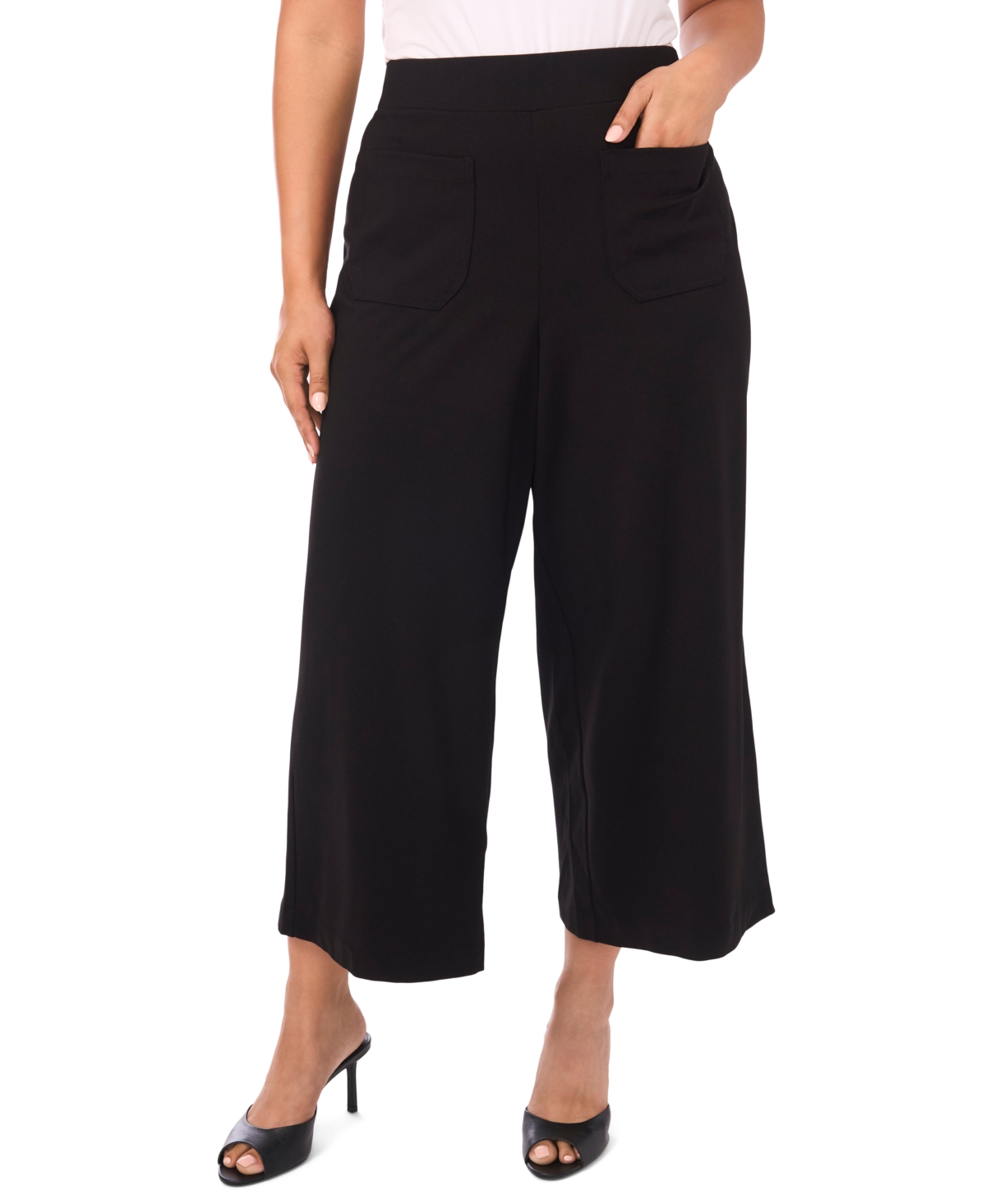 Click here for Vince Camuto Plus Size Stretch Bootcut Pants - Bla... prices