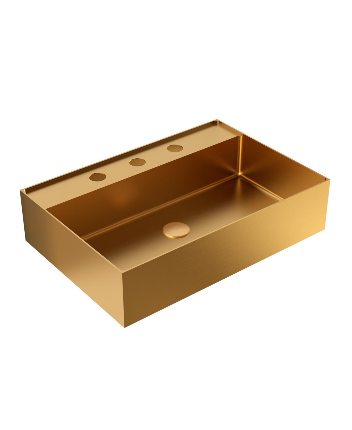 Click here for Streamdale 20"x14" Brushed Gold Stainles... prices
