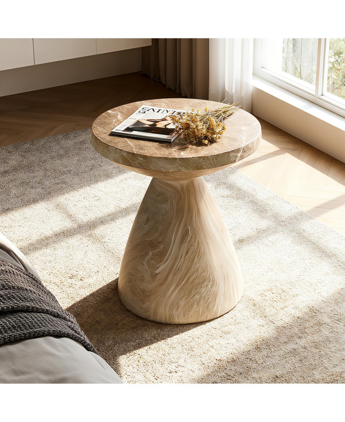 Click here for Streamdale Cement Outdoor Accent Table - Terrazzo... prices