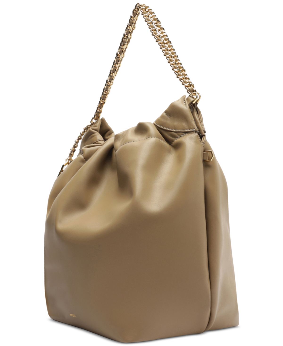 Arezzo Elizabeth Extra Large Leather Bucket Handbag In Gold | ModeSens