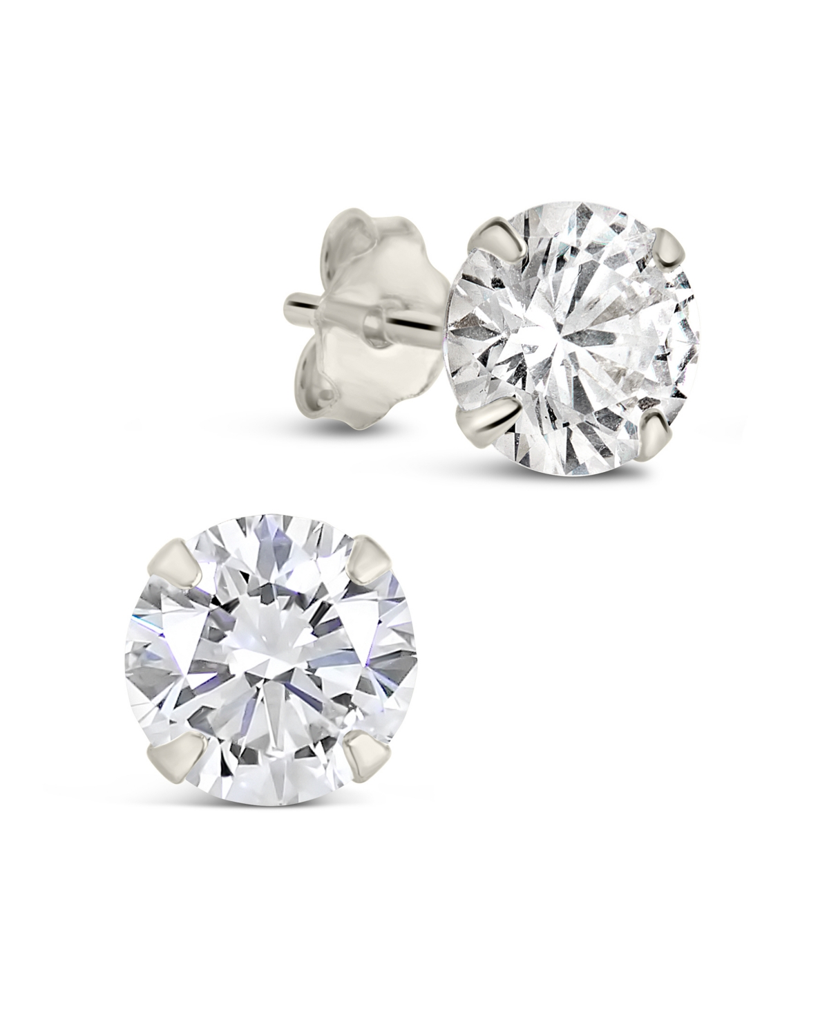 Click here for Sterling Forever Sterling Silver 6mm Cz Stud Earri... prices