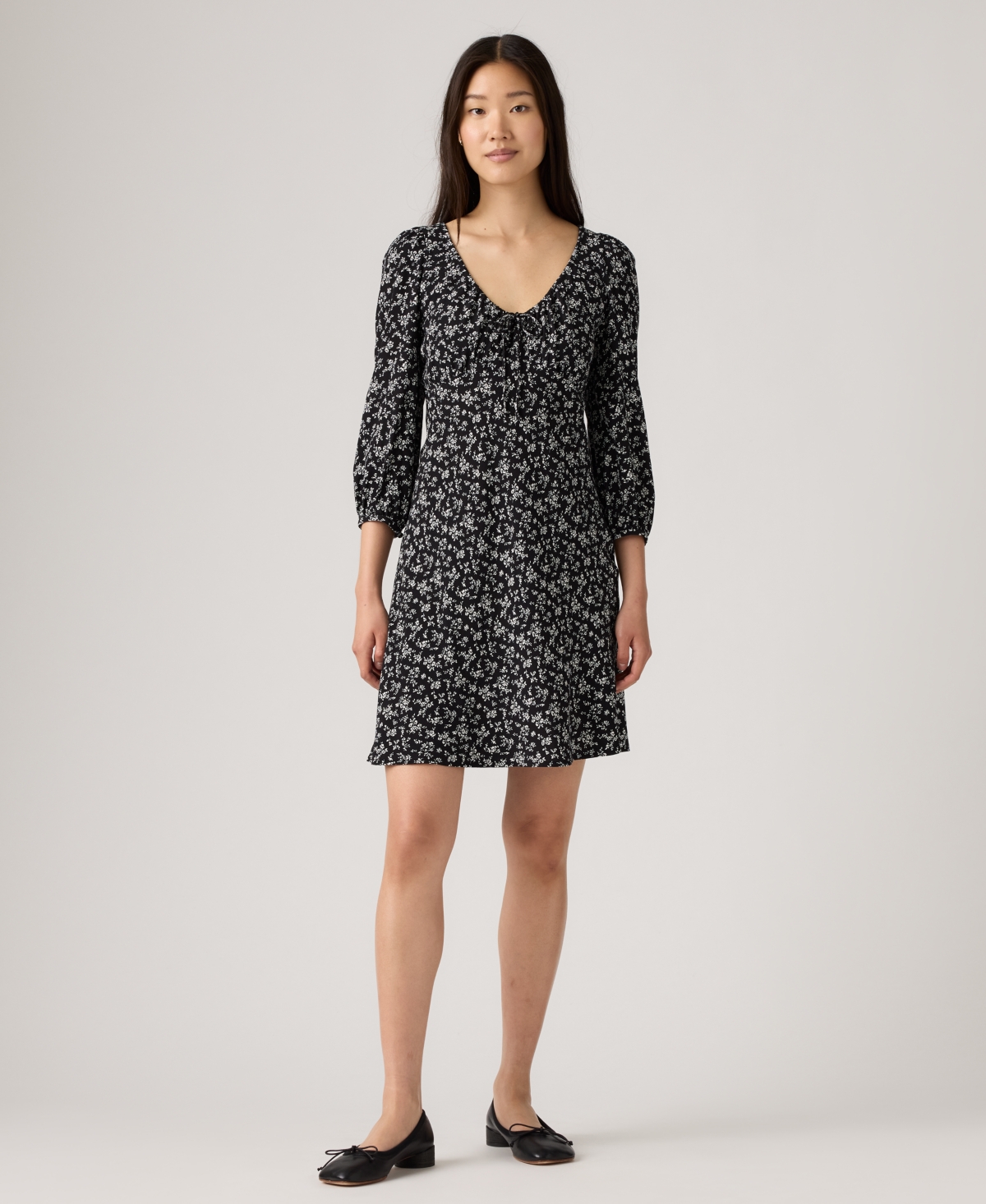 Click here for Levis Womens Odette Holiday V-Neck Mini Dress - Cu... prices