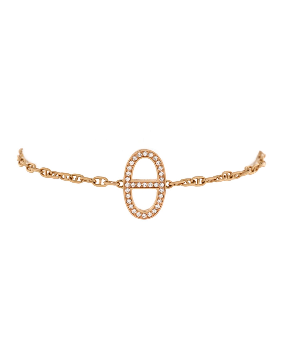 Click here for Pre-Owned Hermes Chaine dAncre Contour Bracelet -... prices
