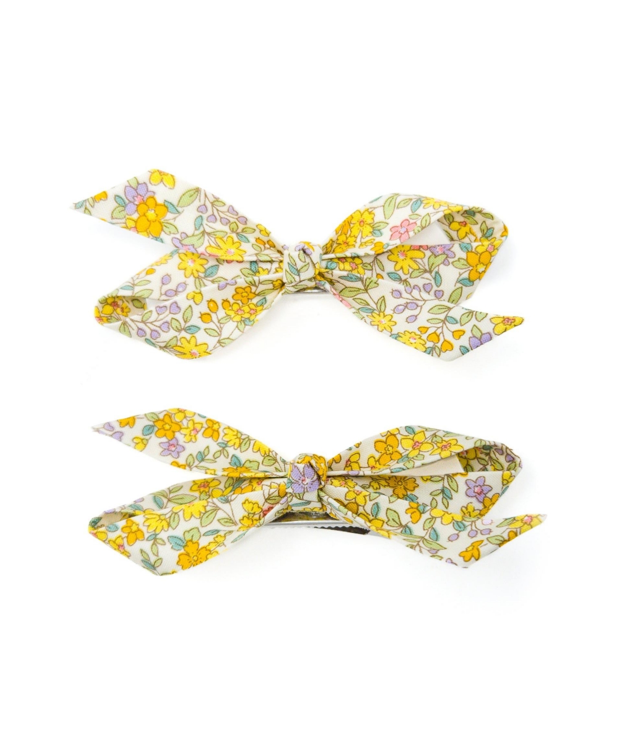 Click here for Puttisu Girls 2pc Bow Clip Set - Sunny bloom prices