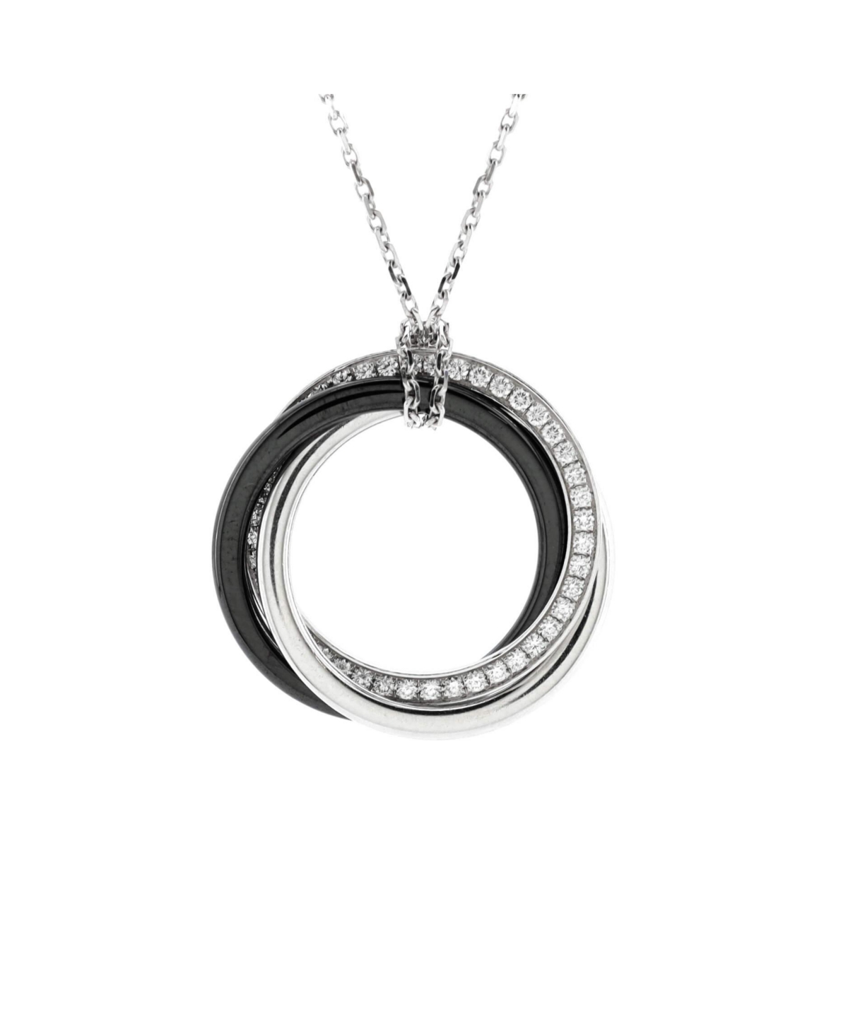 Click here for Pre-Owned Cartier Trinity Pendant Necklace - 18k w... prices