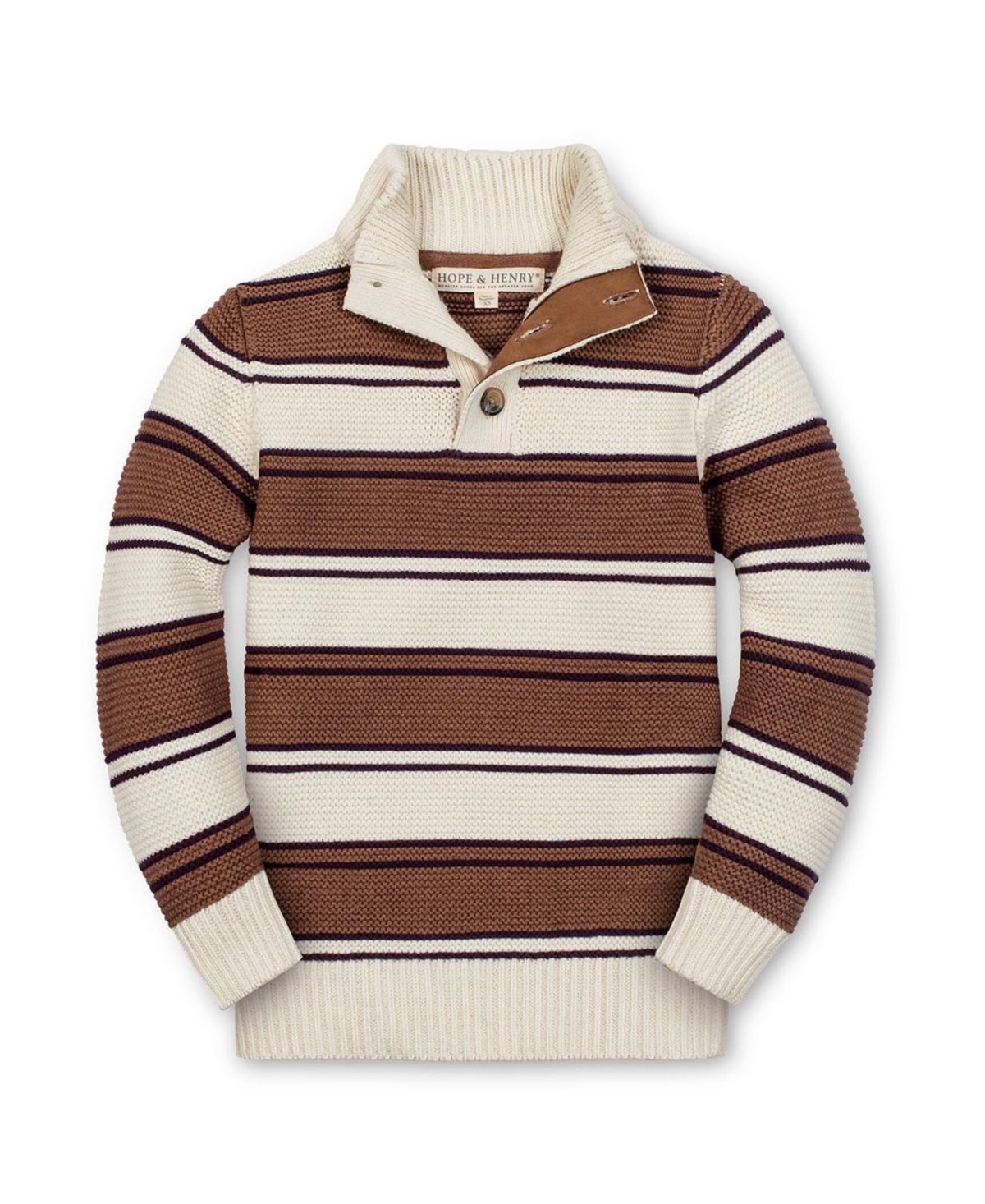 Click here for Hope & Henry Little and Big Boys Organic Mock Neck... prices