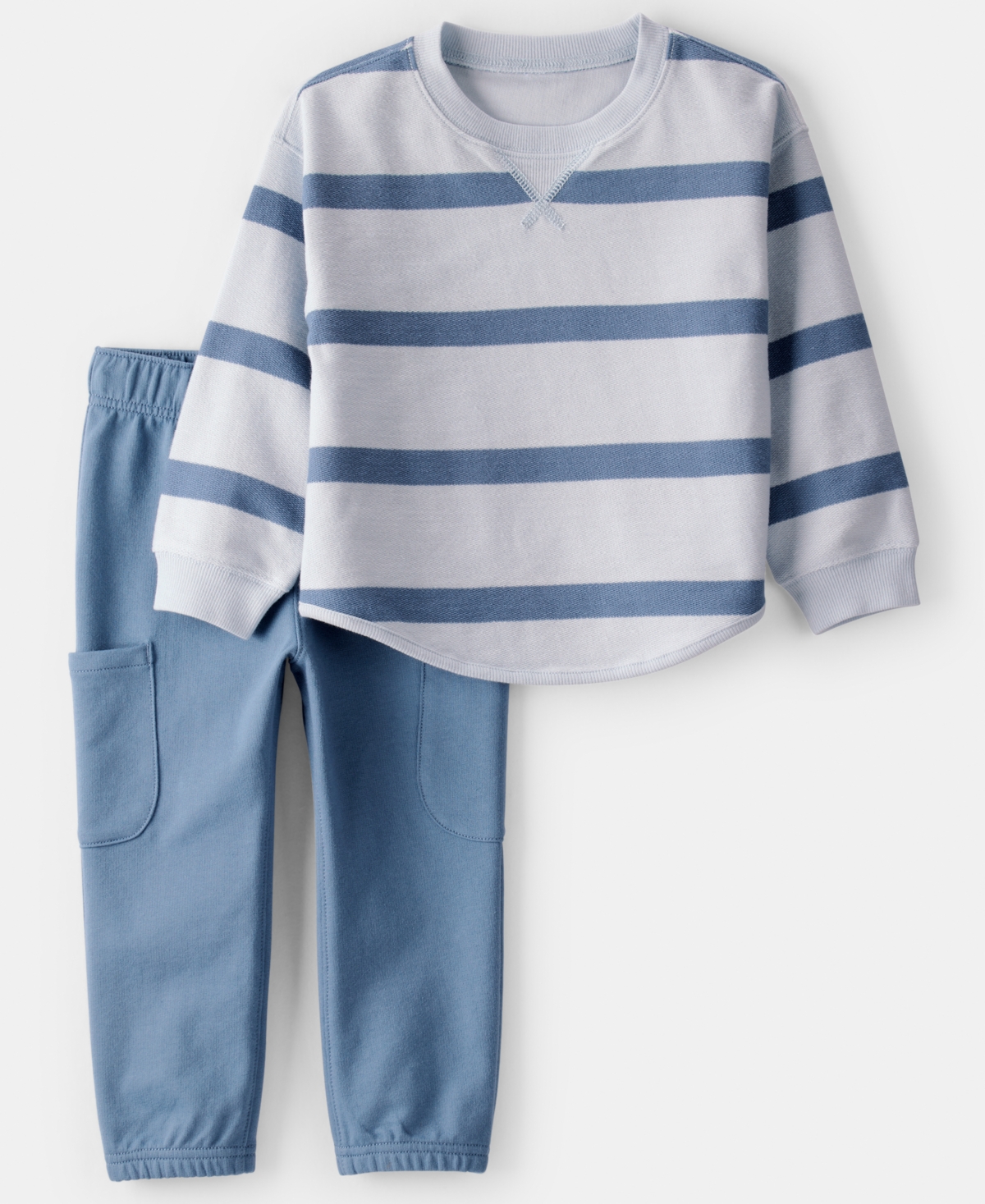 Click here for Carters Boys Toddler 2T-5T 2-Piece Striped T-Shirt... prices