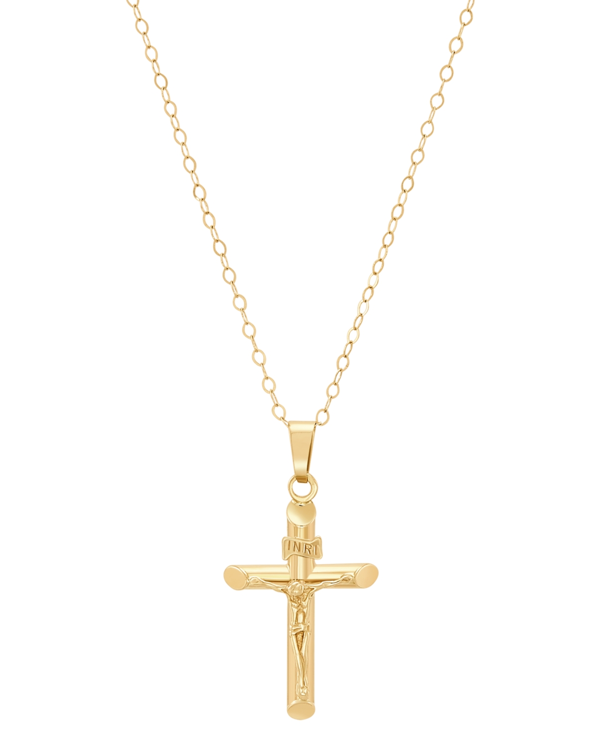 Click here for Macys Childrens Crucifix Cross Pendant Necklace in... prices